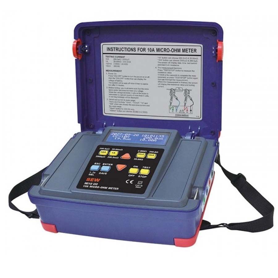 SEW 9010UO Digital 10A Micro-Ohmmeter / Ductor Tester | Testrix Systems ...
